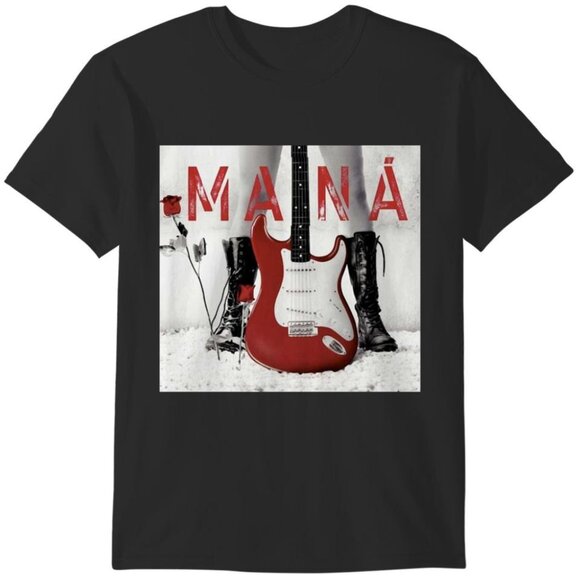 Renee F | Shirts | Mana Rock Band Music Graphic Tee Latin Pop Album ...